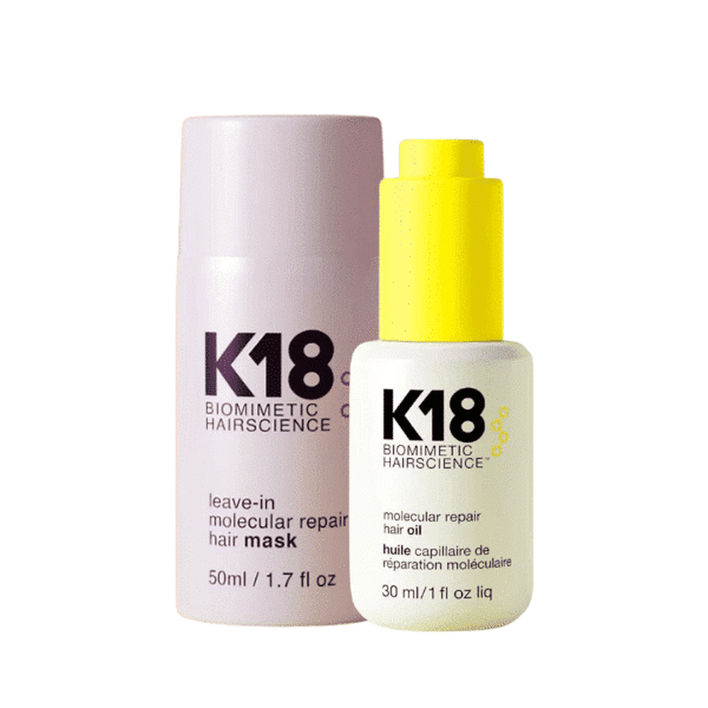 Buy K18 Molecular Repair Hair Mask & Oil Set in UAE Online | Free 2hr ...